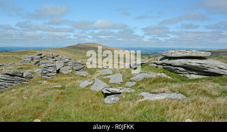 Oke Tor on Dartmoor, Devon Stock Photo - Alamy