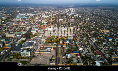 Aerial view of cityscape in Kropivnitskiy. Former name Kirovograd ...