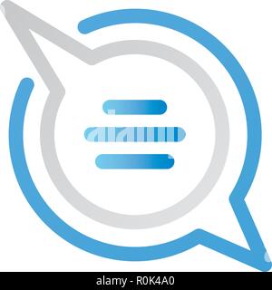 Two way chat icon vector. talk communication sign. Stock Vector ...