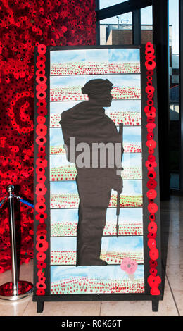 Commemorative poster commemorating 100 years from end of World War 1 ...