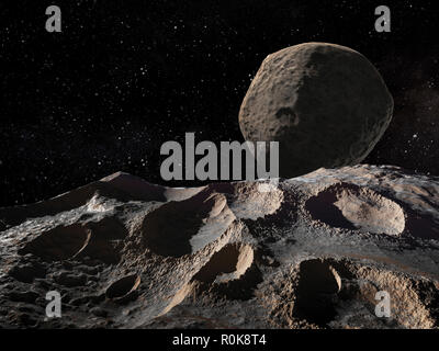 Dactyl, Moon of Asteroid Ida Stock Photo: 135019912 - Alamy