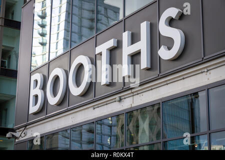 Booths Supermarket at MediaCityUK, Salford Quays, Manchester Stock ...