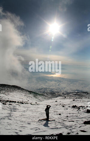 Igdir plain, from Mount Agri (Ararat). This picture was taken in the ...