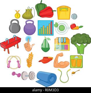 Availability icons set, cartoon style Stock Vector Image & Art - Alamy