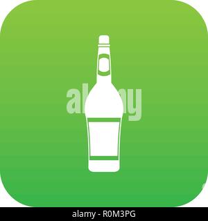 holiday bottle icon digital green Stock Vector Image & Art - Alamy
