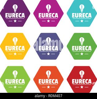 Eureka bulb logo, simple gray style Stock Vector Image & Art - Alamy