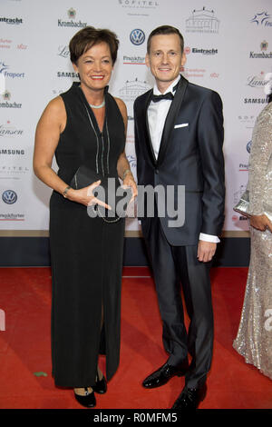 Lucia PUTTRICH, politician, Minister of State, and her nephew Thomas ...