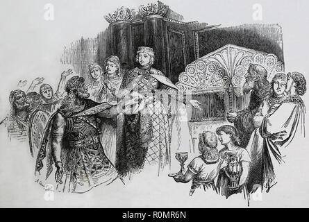 Theodelinda (570-628). Queen of the Lombards. Theodelinda chooses ...