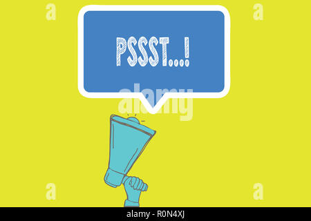 Handwriting text writing Pssst.... Concept meaning Expression Way to ...
