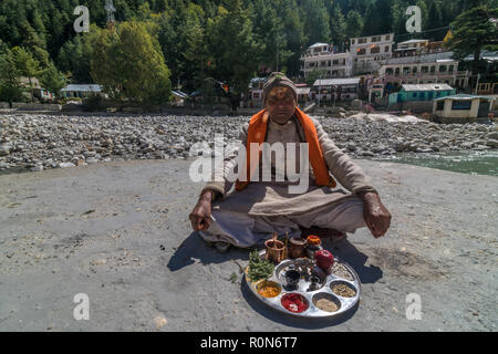 Gangotri temple Hindu temples Himalayan valley Uttarakhand India Asia ...