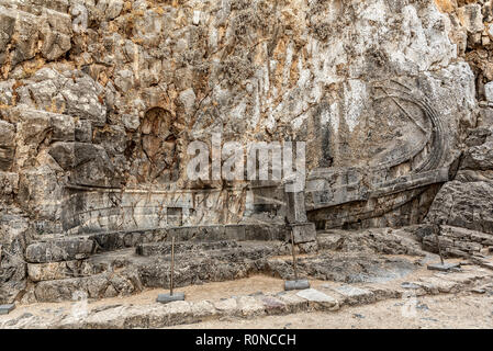 Relief Of A Rhodian Trireme Warship The Acropolis Lindos Rhodes Greek ...