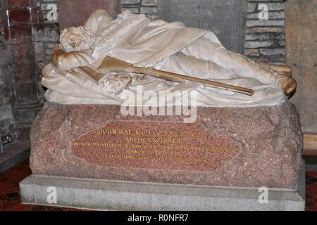 Tomb of the Arctic Explorer John Rae in the St Magnus Cathedral ...