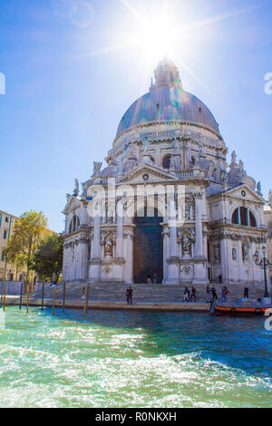 Baroque architecture of Santa Maria della Salute, Roman Catholic church ...