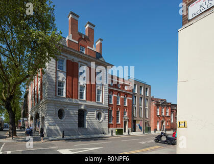 Facade elevation on Chelsea Manor Street. 224 - 226 Kings Road, London ...