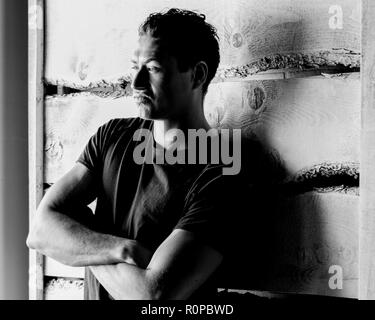 Male Model Shoot, Cowboy Stock Photo - Alamy