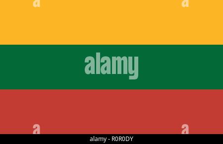 Lithuania flag, vector illustration Stock Vector Image & Art - Alamy