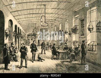 . English: The Interior of Bedlam (Bethlem Royal Hospital), from A Rake ...