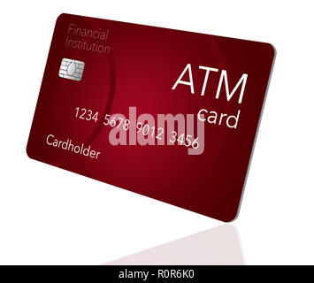 Here is an ATM card which is shown with a debit card which is often ...