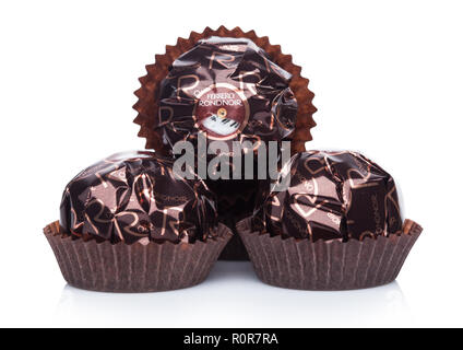 Ferrero Rocher, Rondnoir and Raffaello premium chocolate Stock Photo ...