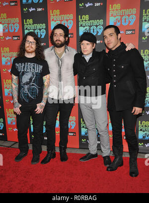 Fall Out Boy at the 2009 Los Premios MTV Latin America Awards at Gibson ...