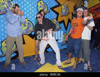 Cast of Jackass the movie Stock Photo - Alamy