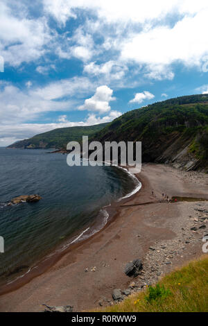 View of the beach at Meat Cove, Nova Scotia, Canada Stock Photo - Alamy