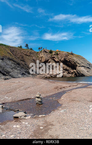 Camping, Meat Cove, Cape Breton highlands, Cape Breton, Nova scotia ...