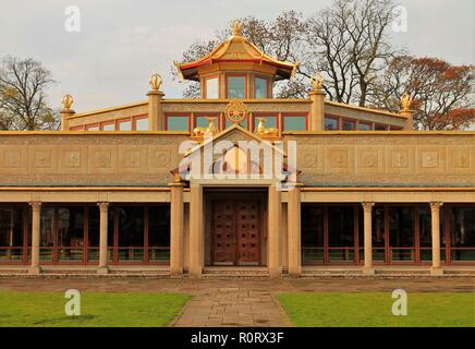 Manjushri Kadampa Meditation Centre, Buddhist temple, Conishead, near ...