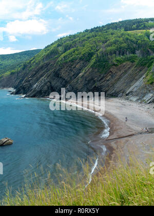 View of the beach at Meat Cove, Nova Scotia, Canada Stock Photo - Alamy