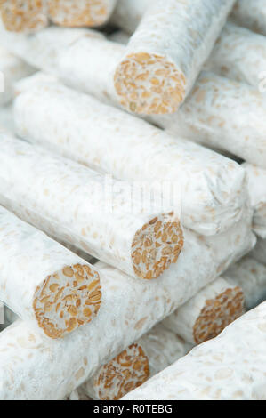 Tempe/tempeh is a traditional soy product originally from Indonesia. It ...