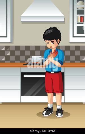 Hands with kitchen pot Stock Vector Image & Art - Alamy