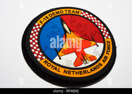 Dutch F-16 Demo Team Stock Photo - Alamy