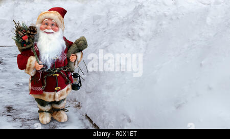 Creative New Year or Christmas greetings letter mockup flat lay top ...