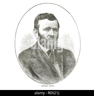 Portrait of General Ulysses S. Grant, commanding the U. S. troops at ...