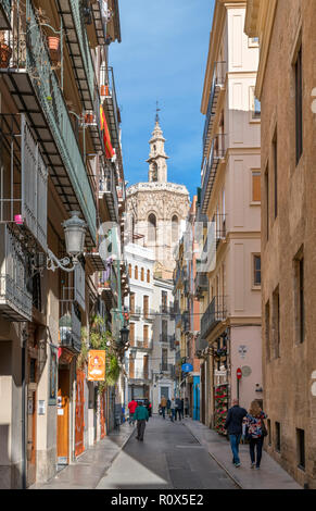 Historic streets in Valencia, Spain Stock Photo - Alamy