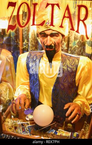 Close up of a Zoltar fortune telling machine in the Forum shops ...