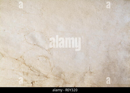 Vintage paper. Old paper with scuffs and folds. Old crumpled paper from ...