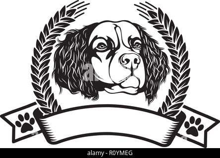 Springer Spaniel Illustration Stock Vector Art & Illustration, Vector ...