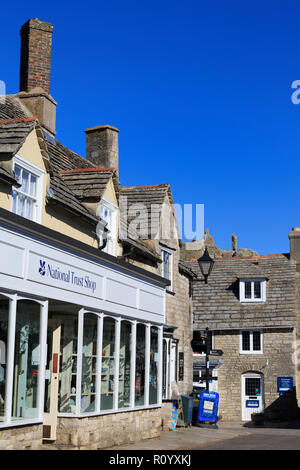 National Trust Shop, Corfe Castle, Isle of Purbeck, Dorset, England ...