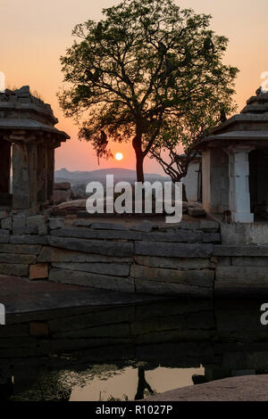 Hampi at sunset, karnataka, India Stock Photo - Alamy
