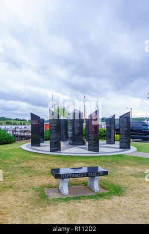Lunenburg, Canada - September 21, 2018: Historic houses in Bluenose ...