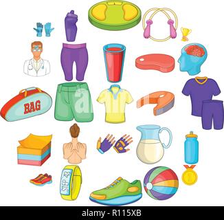 Suitability icons set, cartoon style Stock Vector Image & Art - Alamy