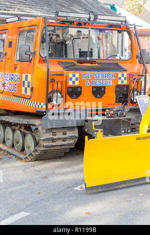 Bay Search& Rescue demonstrating their Hagglund tracked vehicle at an ...