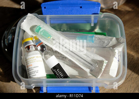 Adrenal Crisis/Coma Acute Adrenal Insufficiency medical kit and ...