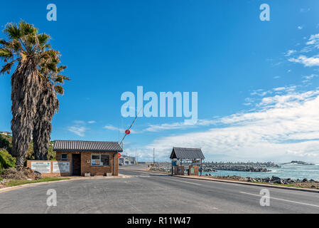 YZERFONTEIN, SOUTH AFRICA, AUGUST 20, 2018: A panoramic coastal scene ...