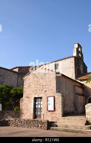 France, Herault, Celles, abandoned village in border of the Lake of ...