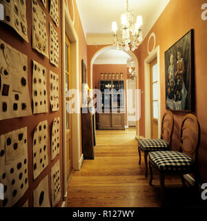 apartment, interior, corridor with antique furniture Stock Photo - Alamy