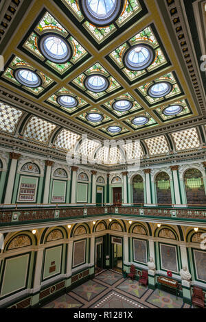 The Victoria Hall, the beautiful glass roofed atrium of Halifax Town ...