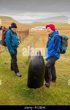 The RAF bombing range on Farraid Head, near Durness, Sutherland ...