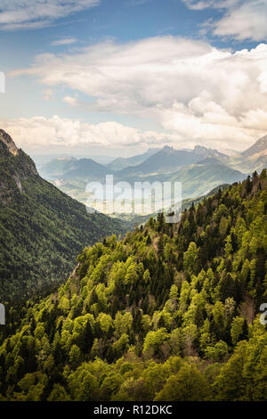 French Alps, Parc naturel régional du Massif des Bauges, Chatelard-en ...